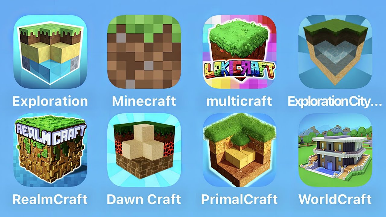 Explloration, Minecraft, Lokicraft, Exploration City, RealmCraft, Dawn ...