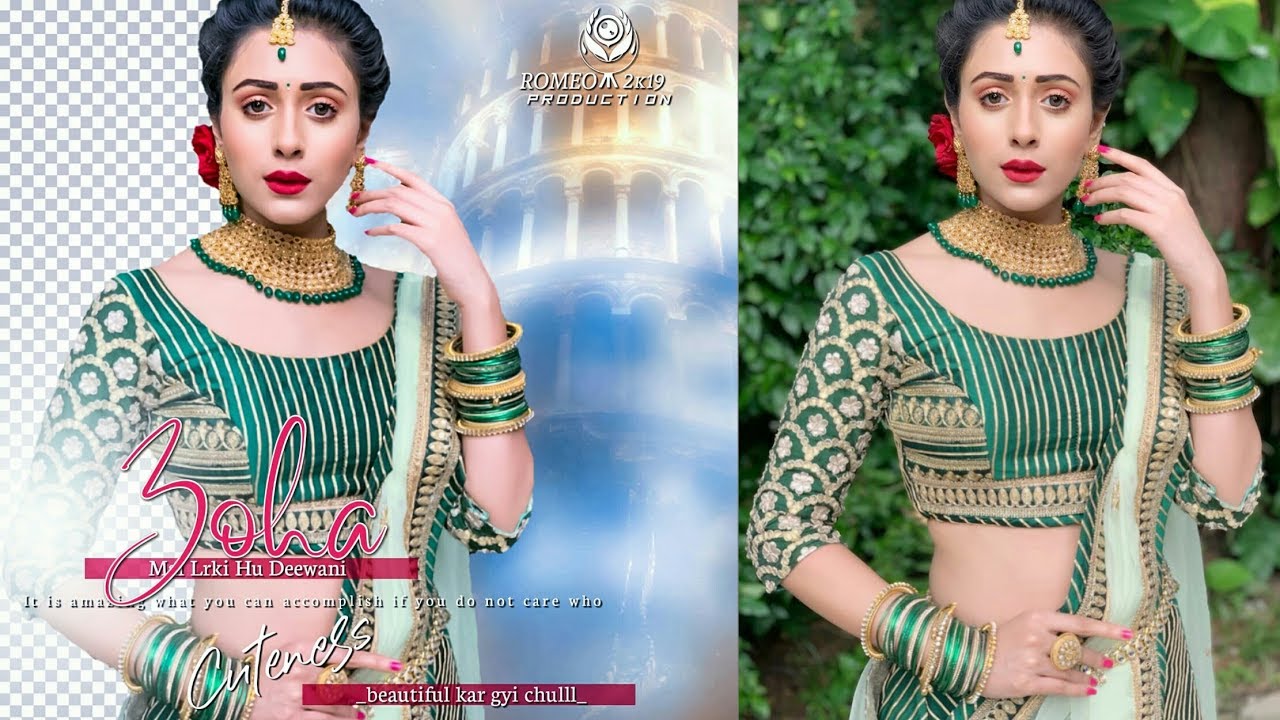 How To Make New Half Transparent background Photo Editing In mobile ...