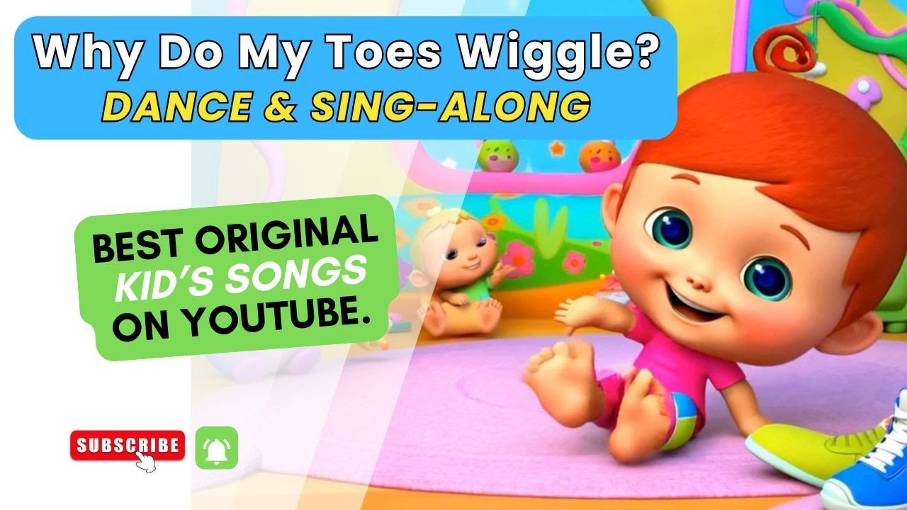 Wiggle My Toes Dance Party | Fun Toddler Dance-Along! - YouTube