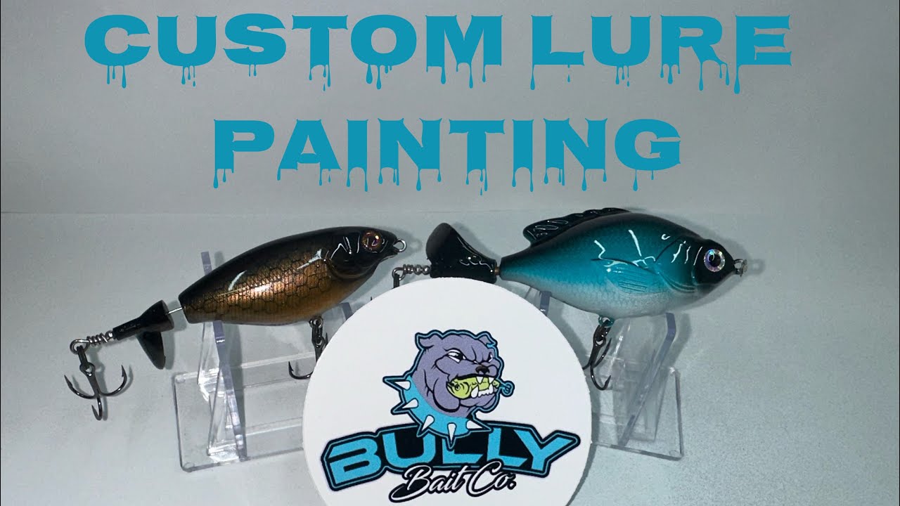 Custom Lure Painting-(Bully Bait Co.) - YouTube