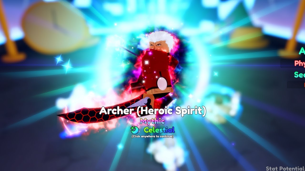 Fast Showcase Archer (Heroic Spirit) LV100 | Anime Adventures - YouTube