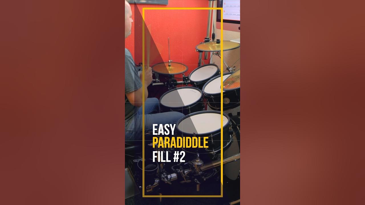 Boost Your Drumming: Easy Paradiddle Fill #2 #music #drums #trending - YouTube
