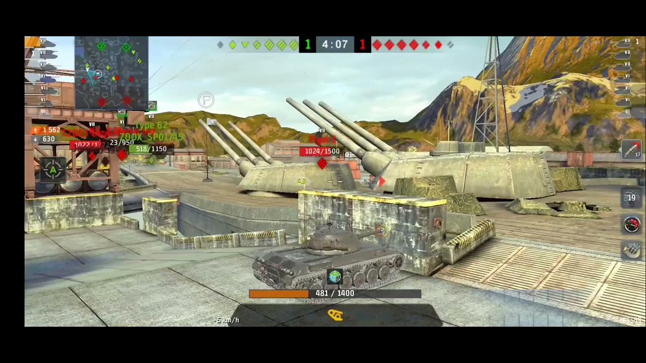 45 TP Habicha nòng 105 mm Bofors wz. 32 WoT Blitz@B9. HMT Gaming - YouTube