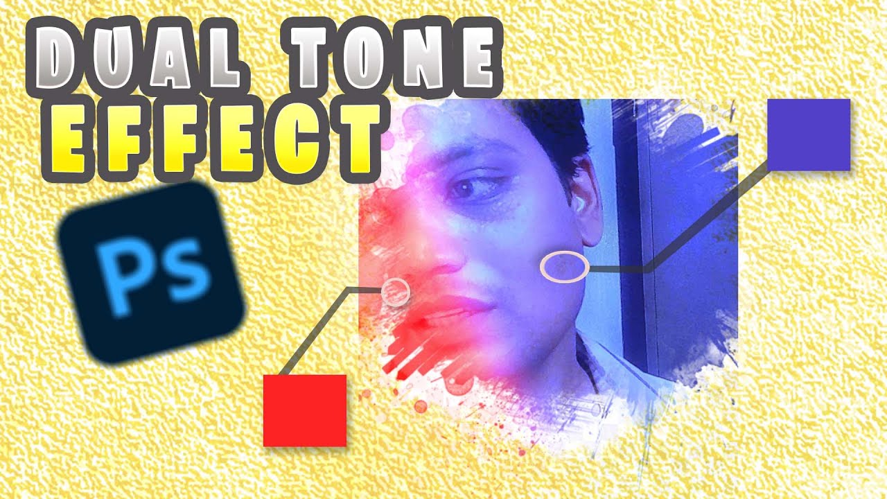 Photoshop CC : Re-Coloring photo with Two colors - YouTube