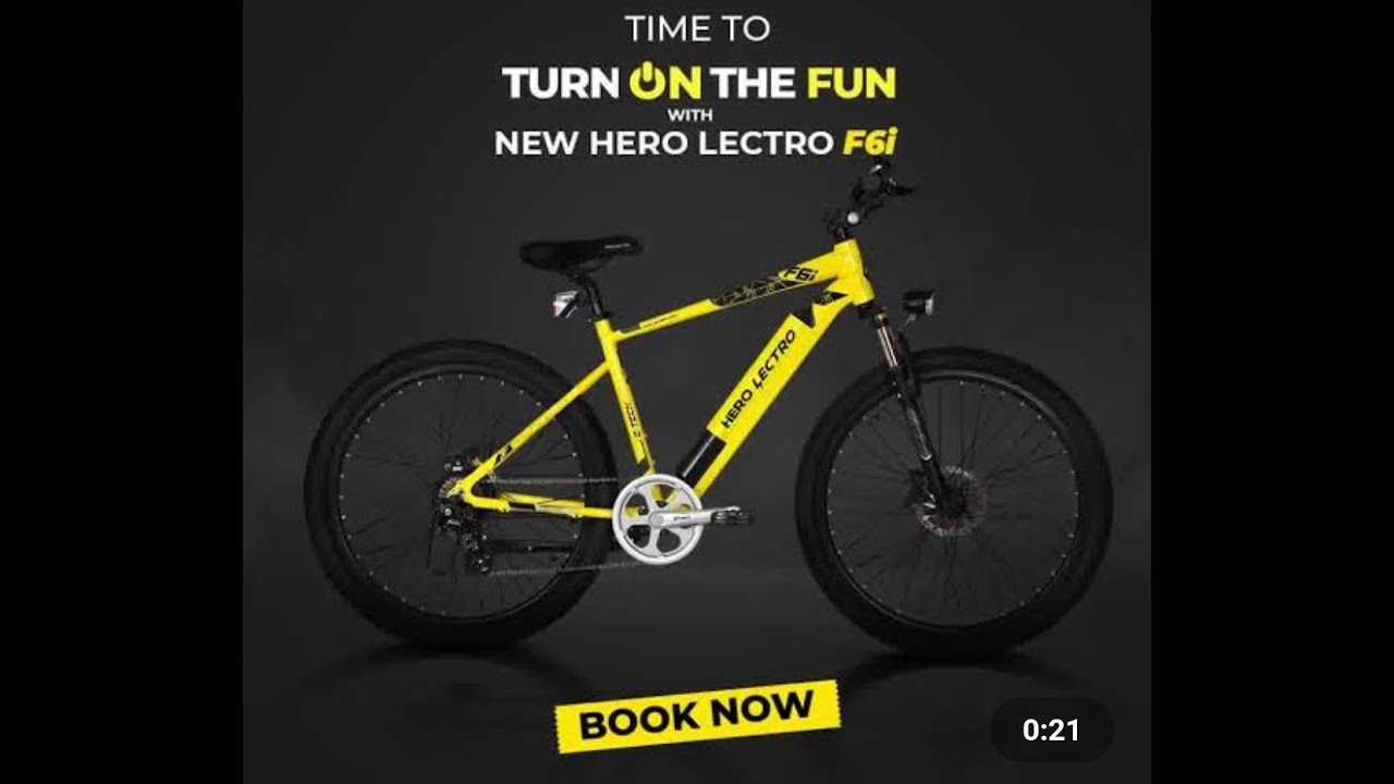 New Hero Lectro F6i Cycle Launched and Review - YouTube