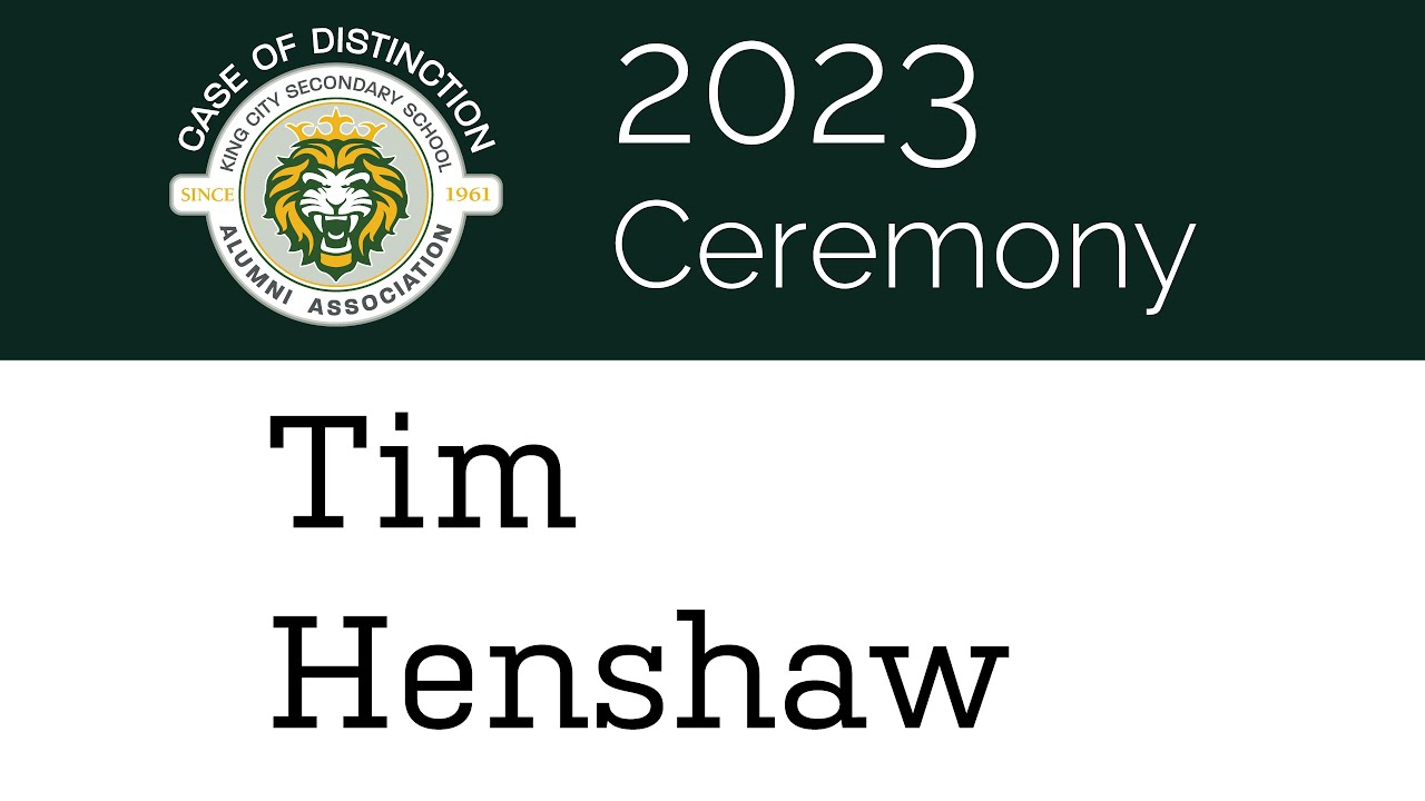 23 Tim Henshaw - YouTube