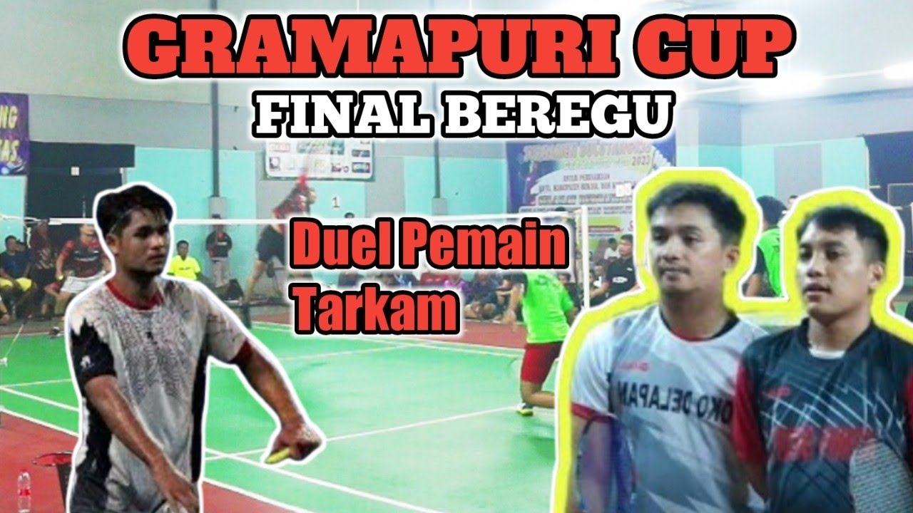 Final Badminton Beregu Ganda Putra Duel Pemain Tarkam Jabar - YouTube