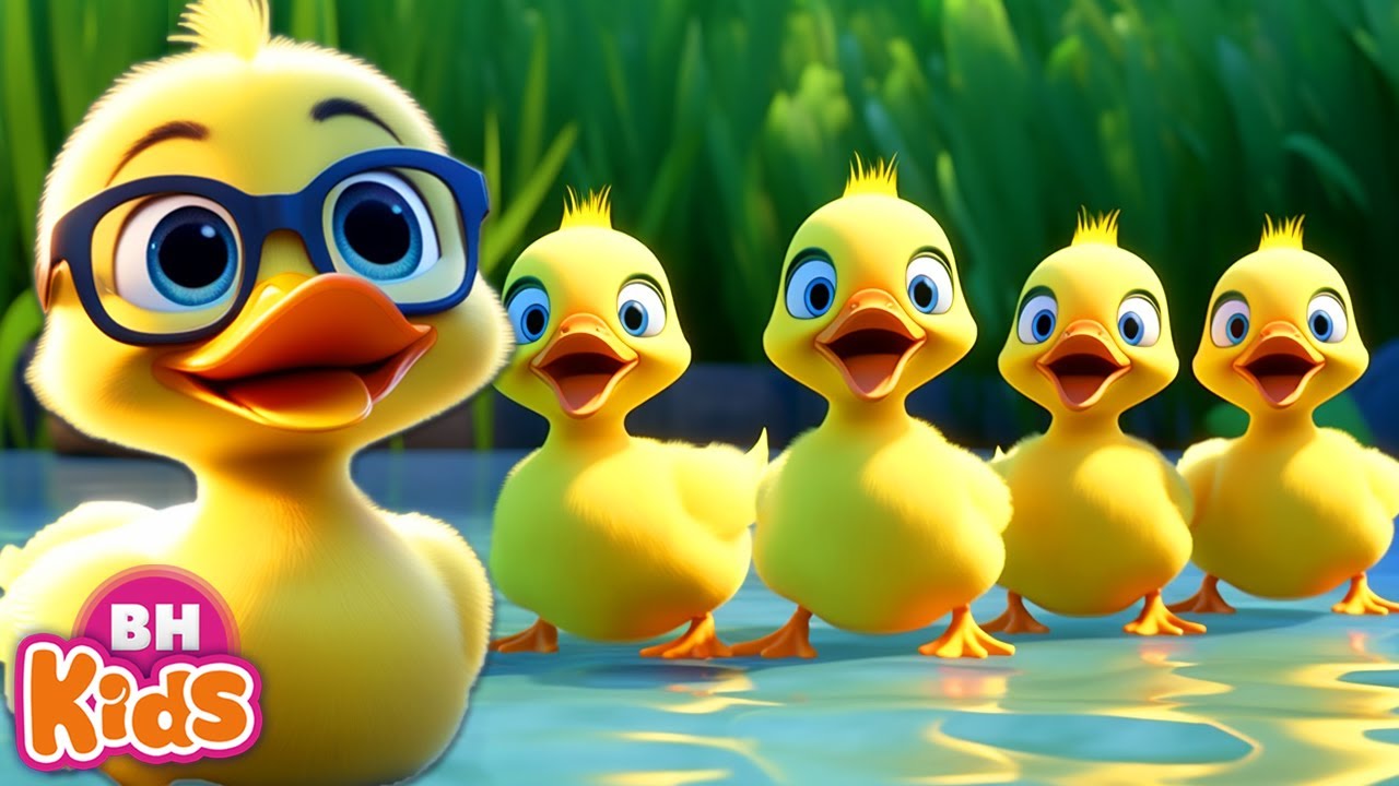 Đàn Vịt Con - Nhạc Thiếu Nhi Hoạt Hình Vui Nhộn Bé Tập Đánh Răng, Chú ...