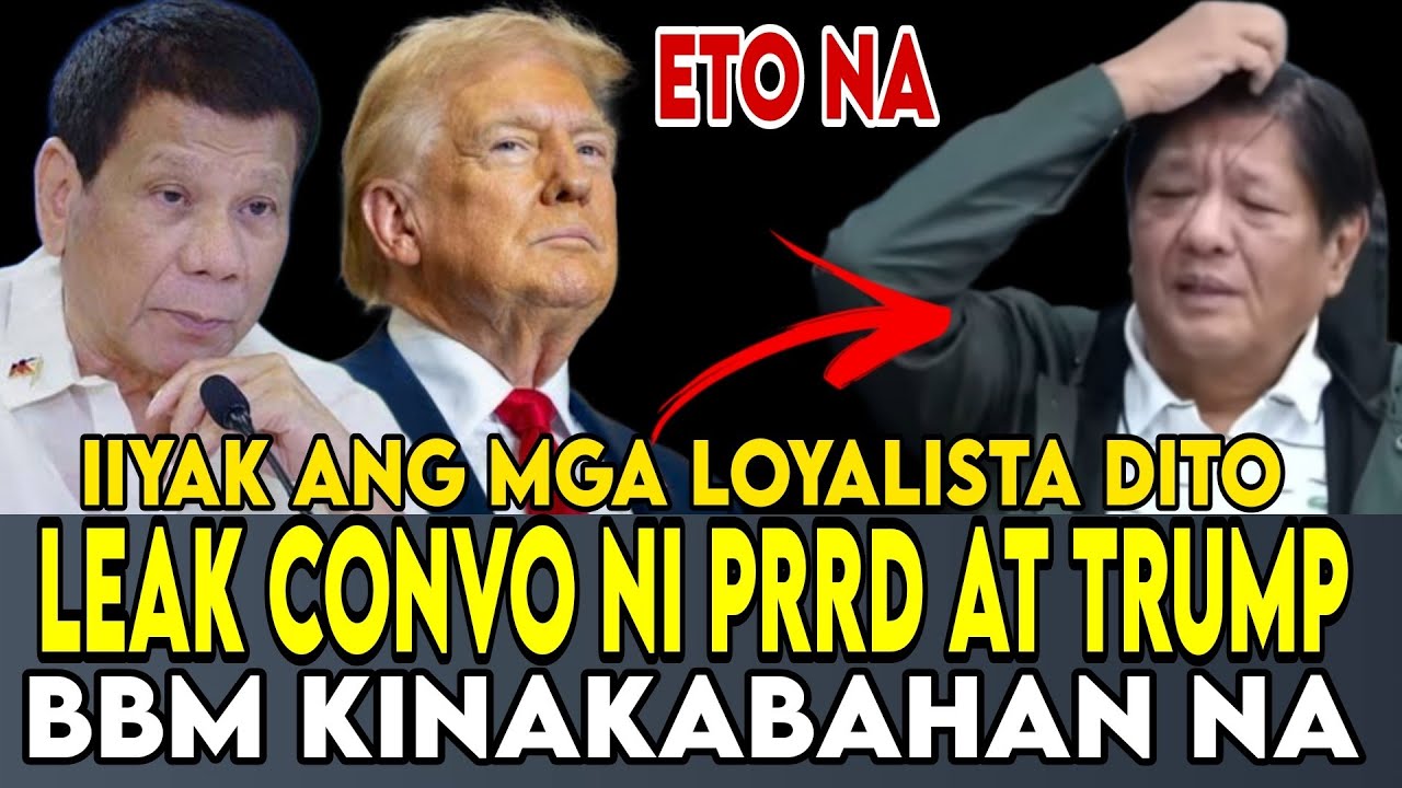 LEAK CONVO NI PRRD AT TRUMP/ BBM WALANG MAPAPALA KAY TRUMP - YouTube