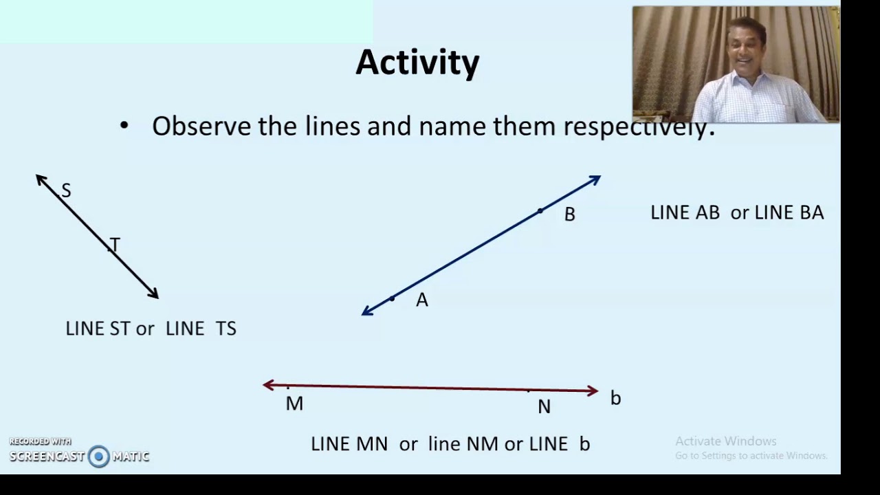 1 points and line - YouTube