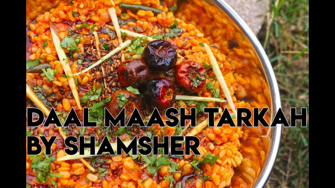 Easy Daal Maash Tarkah Recipe | How To Make Daal Maash With Tarkah ...