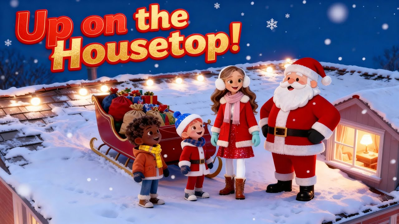 Up on the Housetop – Christmas Song for Kids | Miss Lily & Friends ...