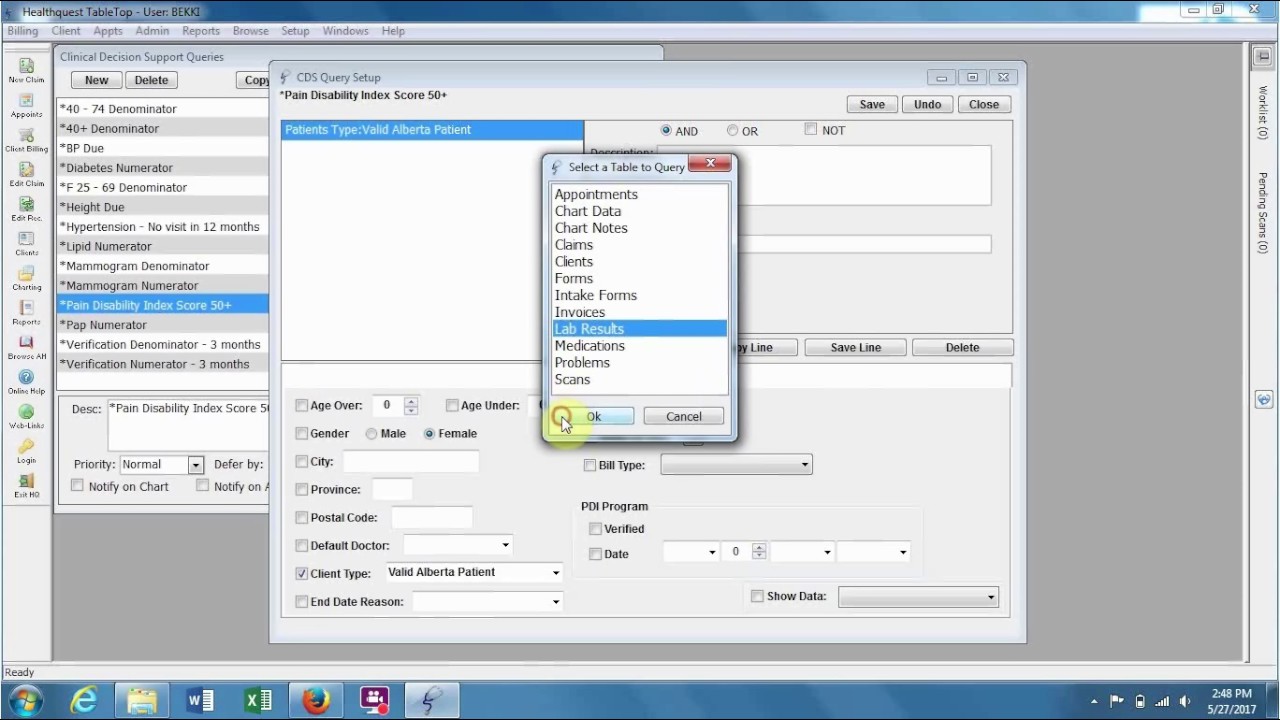 CDS Query - PDI Score in Healthquest - YouTube
