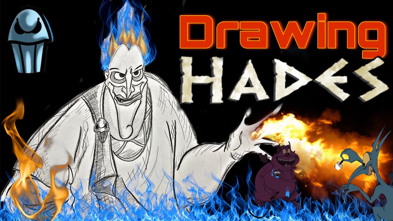 Drawing Hades| Hercules | Walt Disney Animation Studios - YouTube