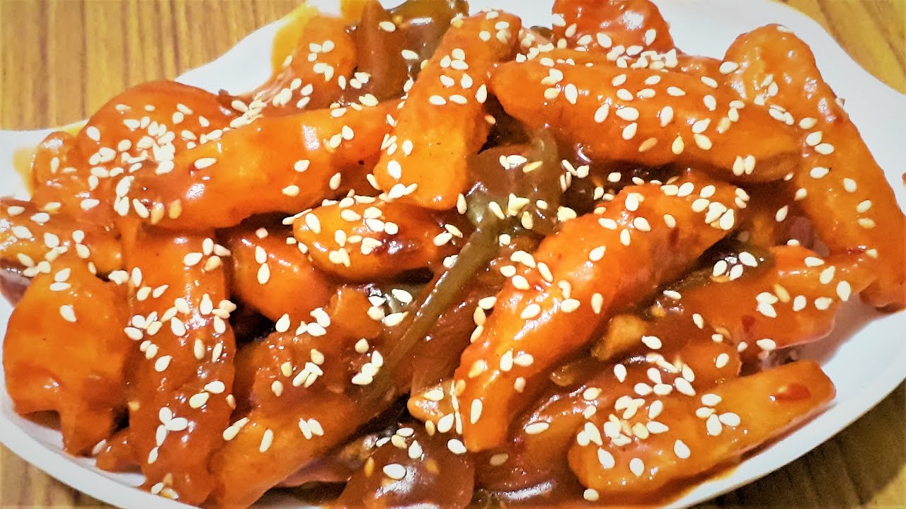 Crispy Chilli potato | How to make easy way to make chilli potato at ...