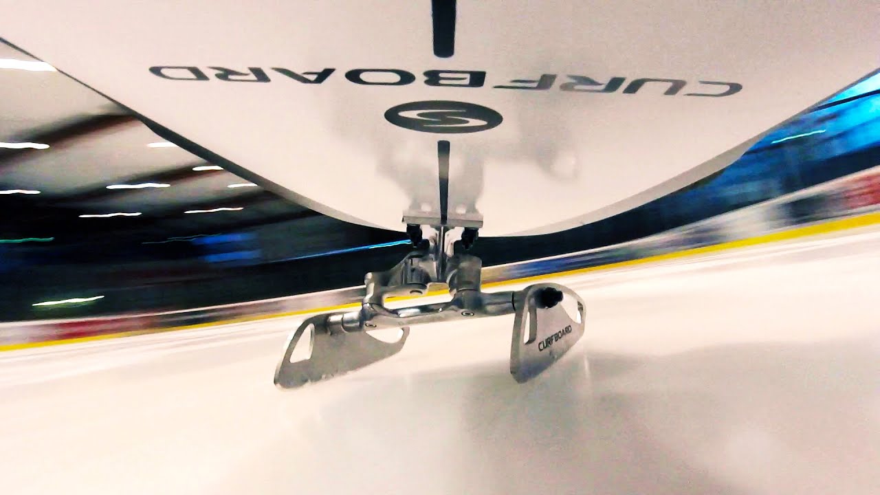 Curfboard Ice Blades – Let's surf frozen water! - YouTube