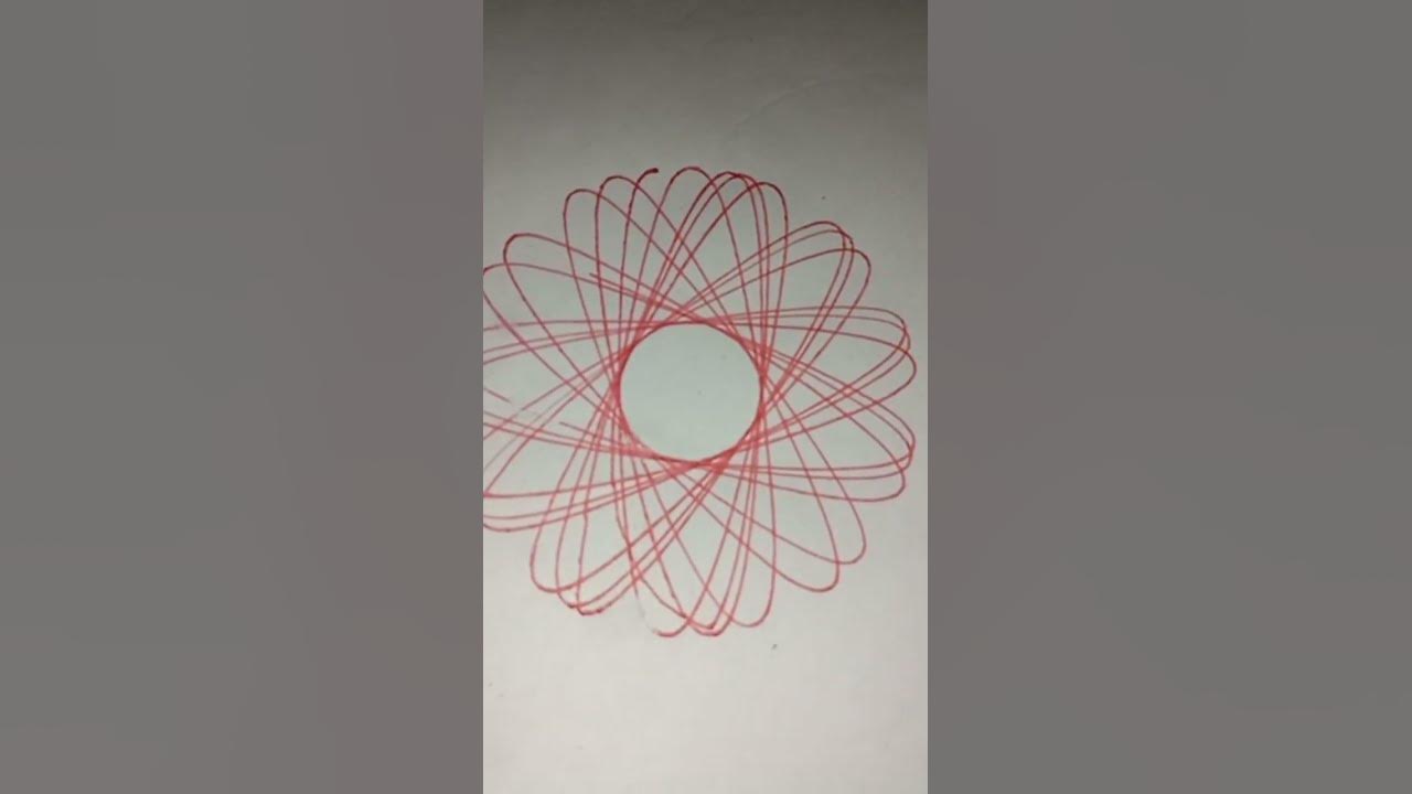Simple Spirograph Design Spirograph Art Shorts Youtube