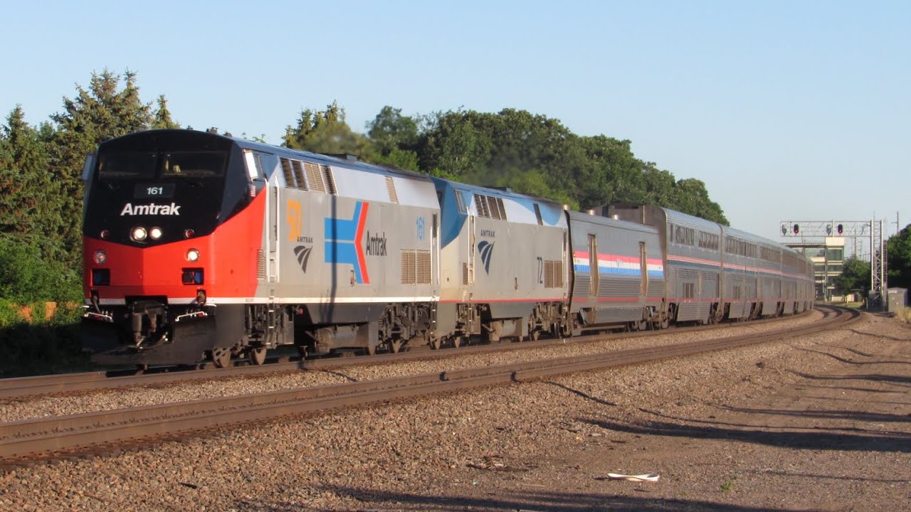 AMTK 161 Leads AMTK Tain 8 EB Through Coon Rapids & More In Morning ...