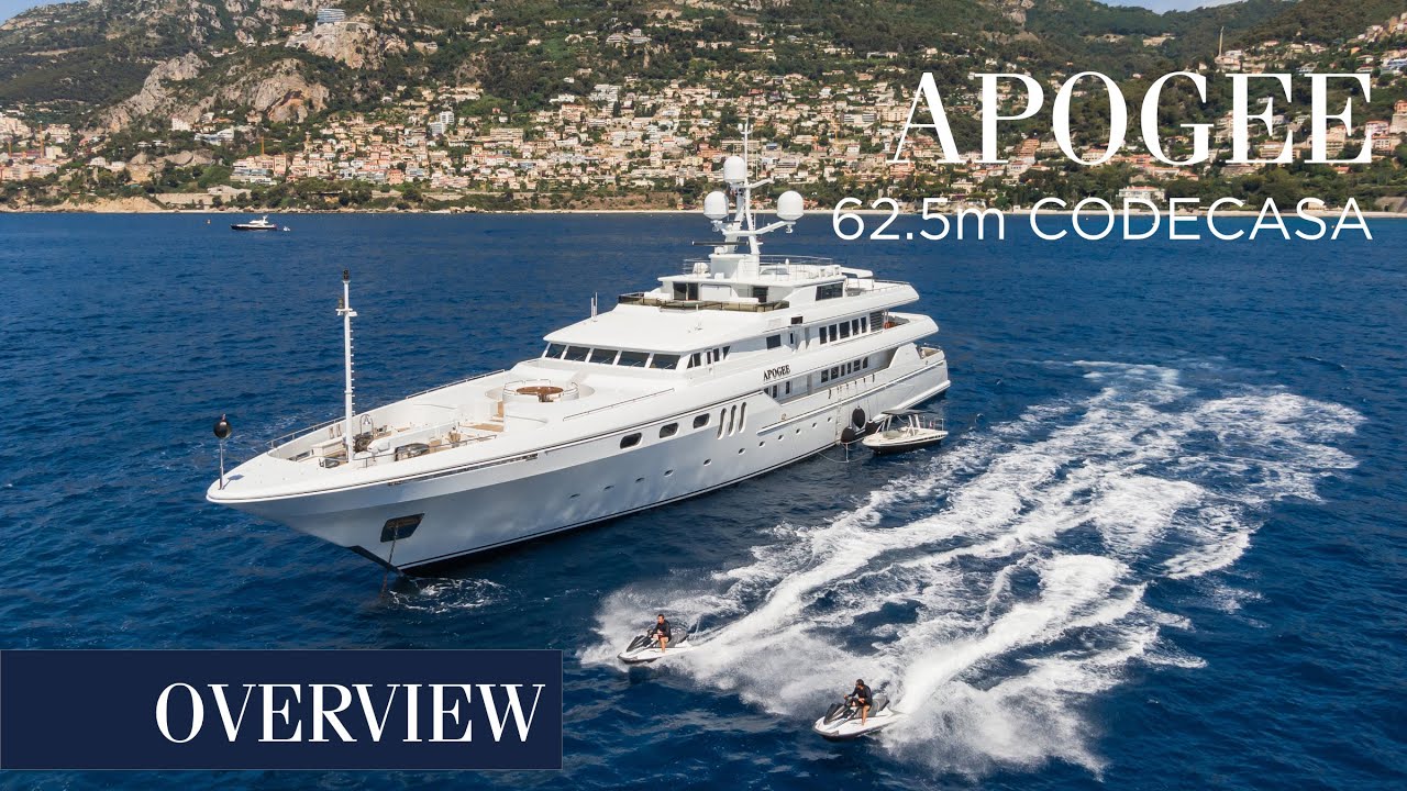 APOGEE Yacht - Onboard the Stunning 62.5m Codecasa - YouTube