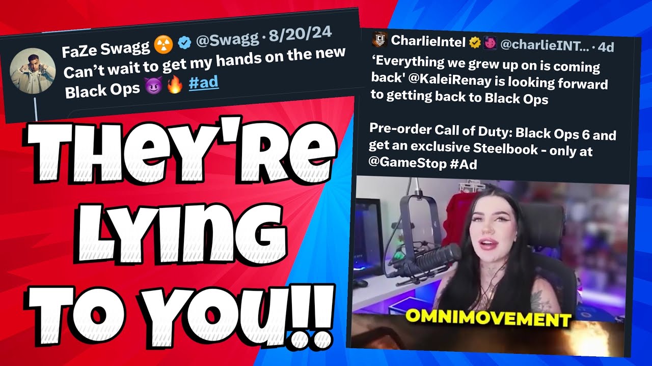 DONT BELIEVE COD NEXT STREAMERS ABOUT BLACK OPS 6!! KALEI SWAGG - YouTube