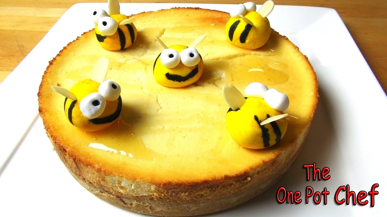 Baked Honey Cheesecake | One Pot Chef - YouTube