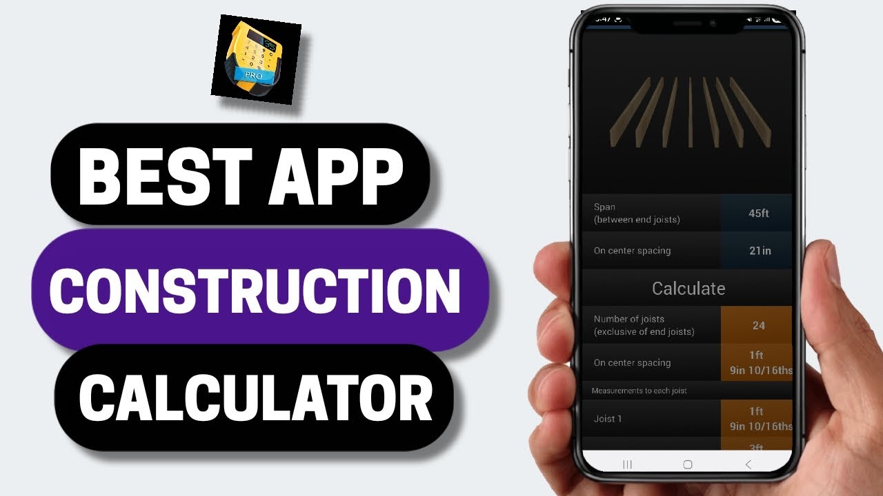 Best Free Construction Calculator App for Android - YouTube