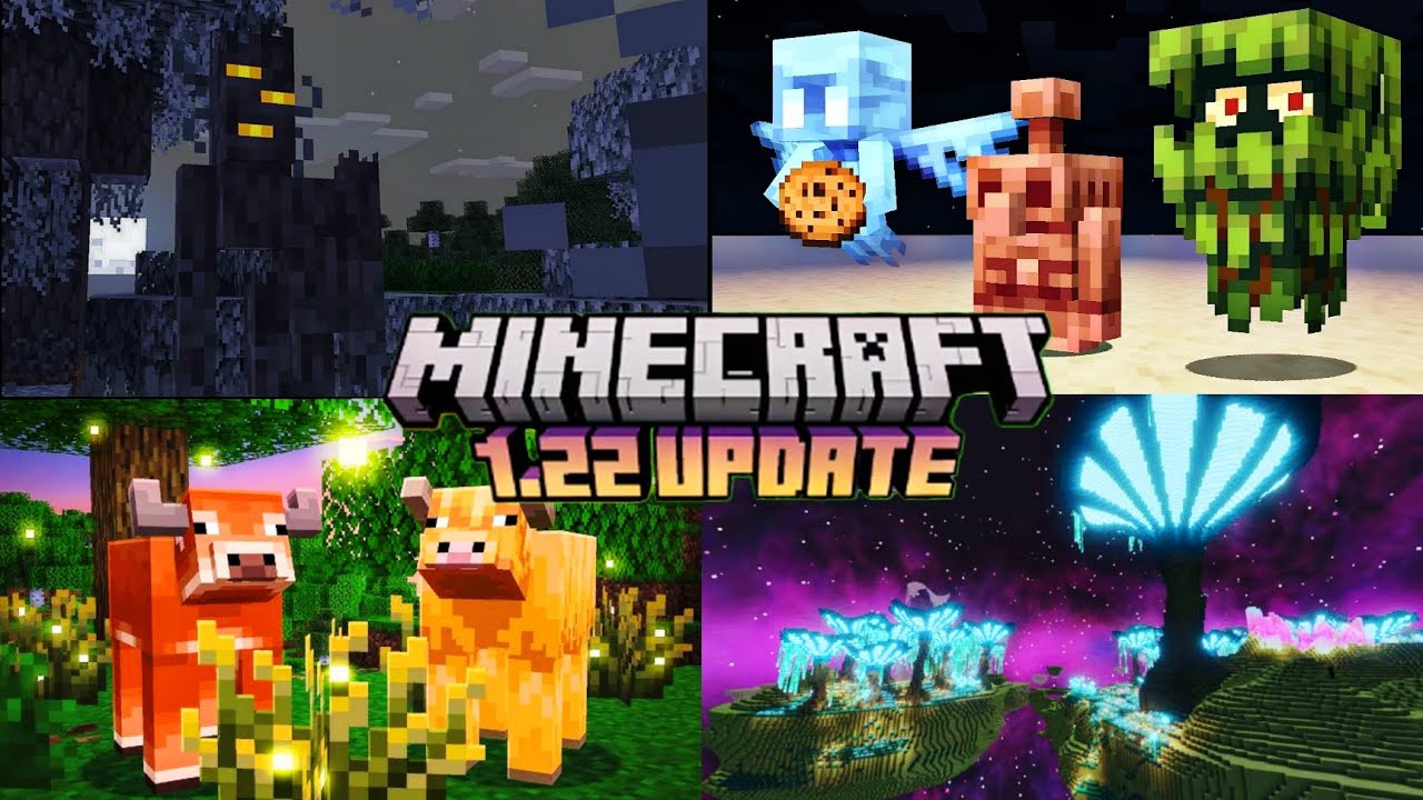 Featuring Minecraft 1.22 UPDATE's 🤯| SunioGang - YouTube