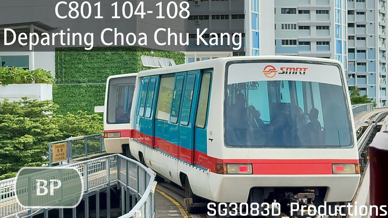 [SMRT][Retired] BDR C801 [104-108] - Departing BP1 Choa Chu Kang (BPLRT ...