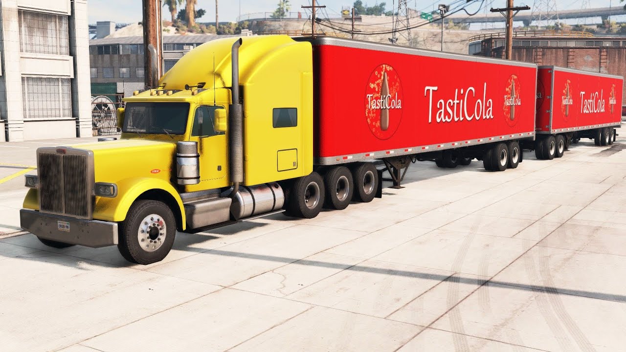 BeamNG Drive - Road Train on the West Coast USA | Logitech G29 Gameplay ...