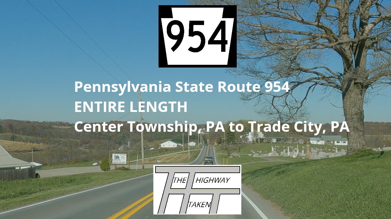 Pennsylvania State Route 954 - Entire Length - YouTube