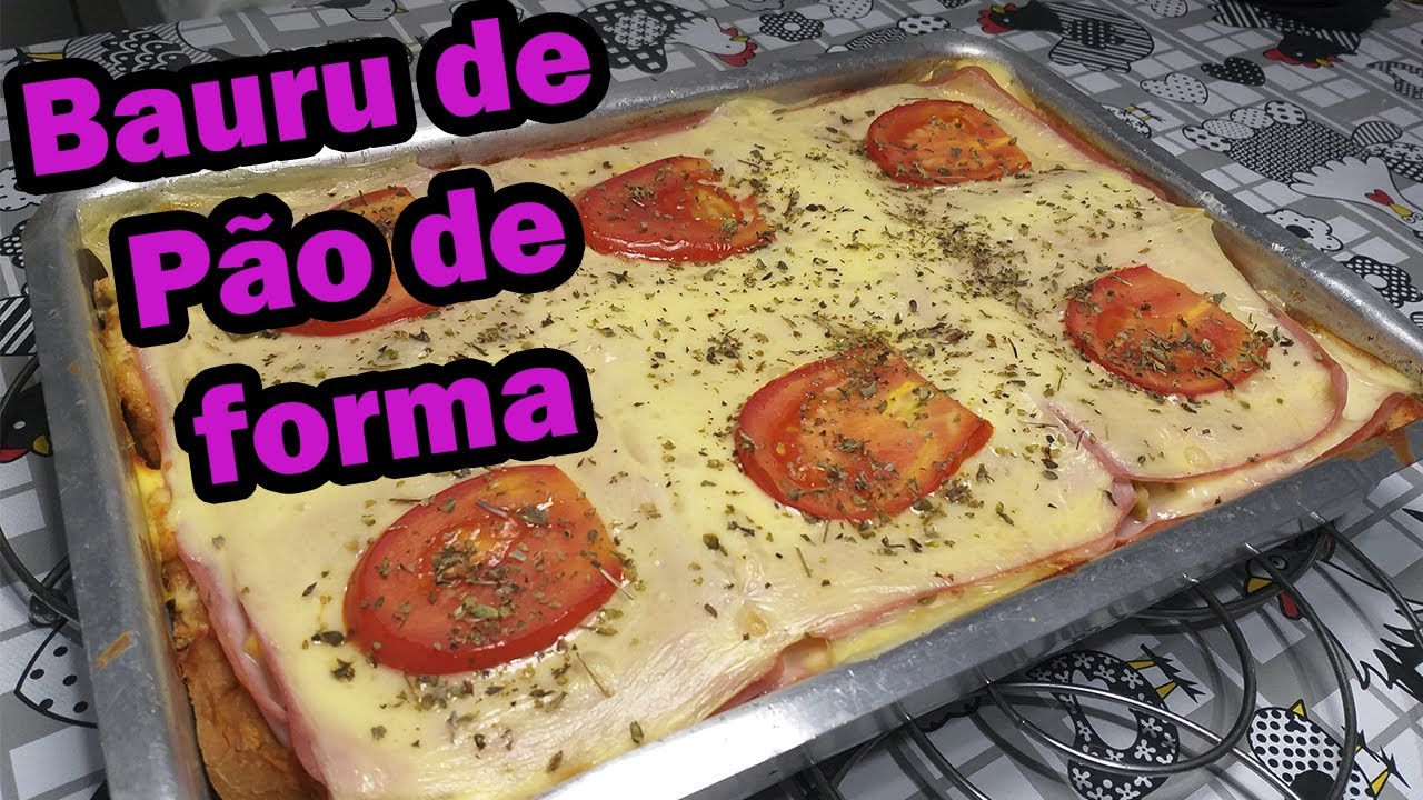 Como fazer um delicioso Bauru de Pão de Forma - YouTube