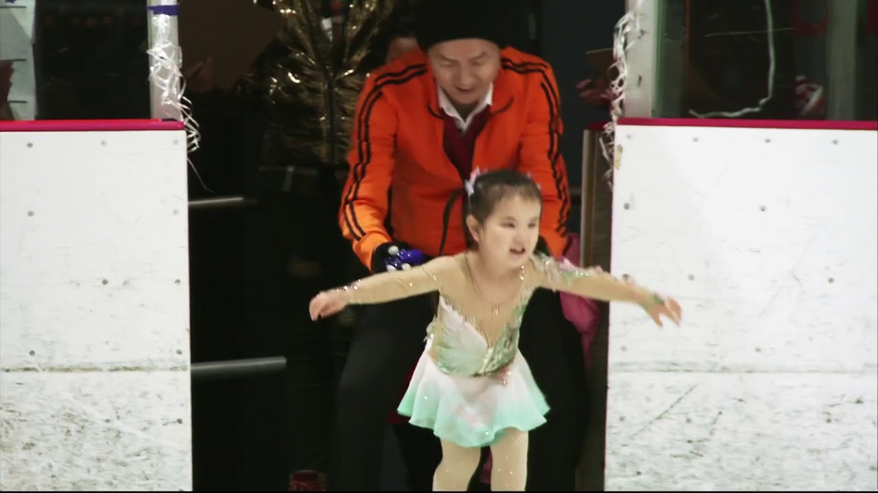 3 years old Karina in 2019 riverside icetown holiday extravaganza girls ...