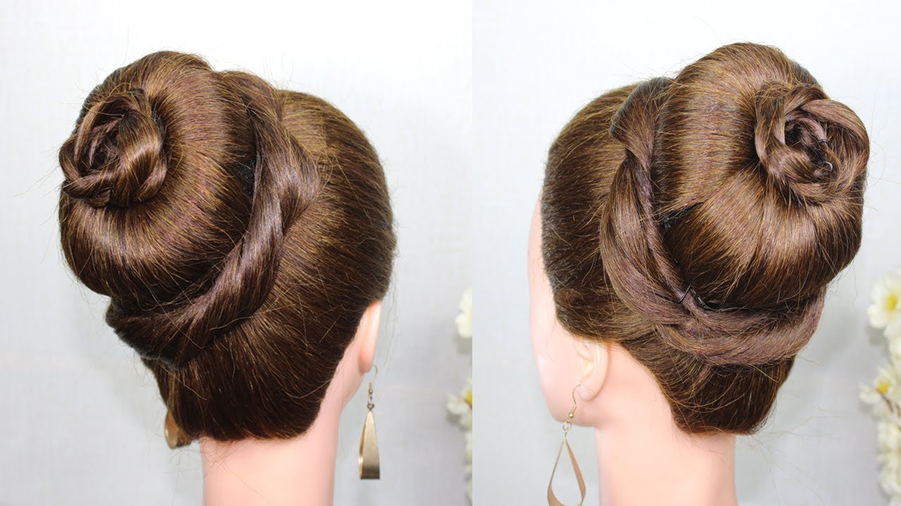 latest juda hairstyle for party || Beautiful juda Hairstyle || wedding ...