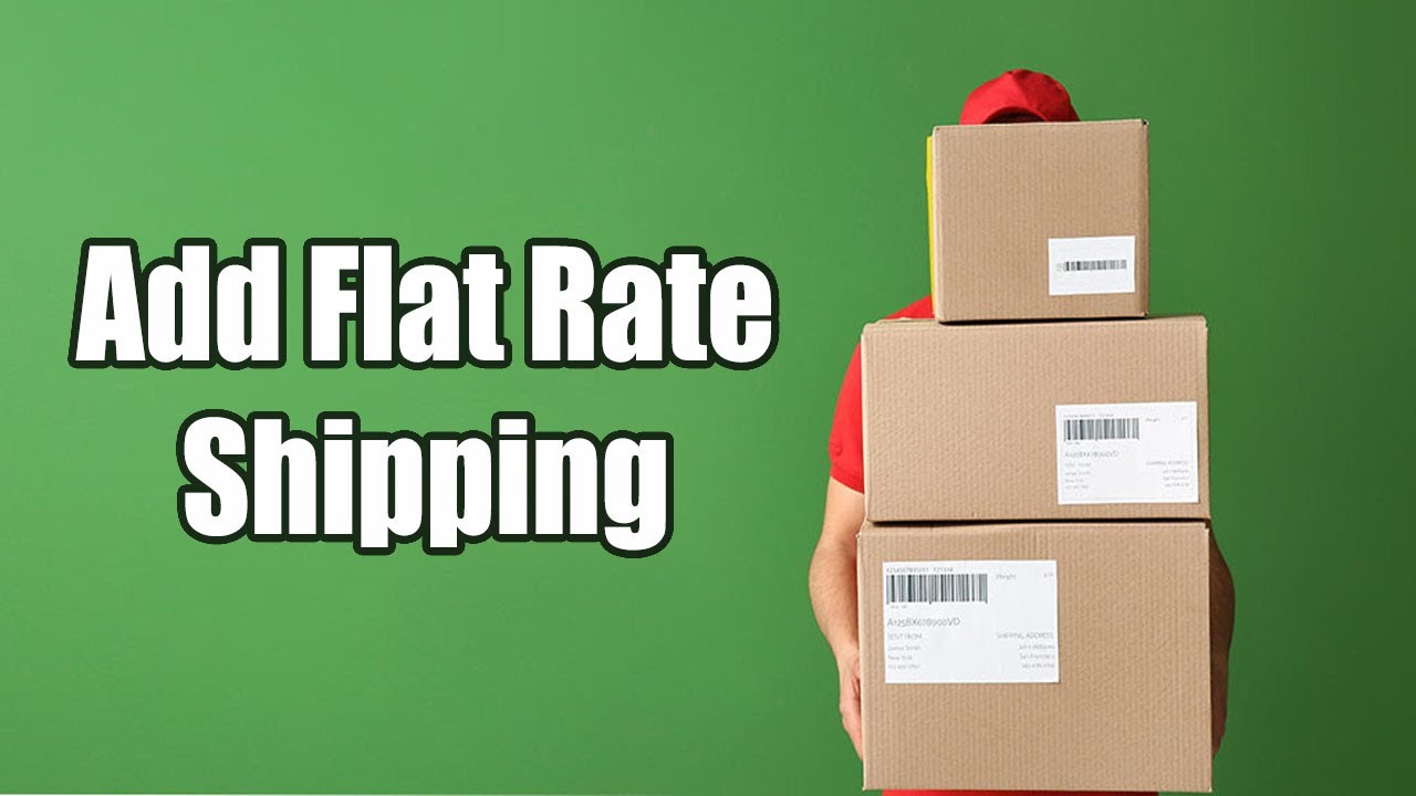 Add Flat Rate Shipping In Shopify | Shipping Settings - YouTube