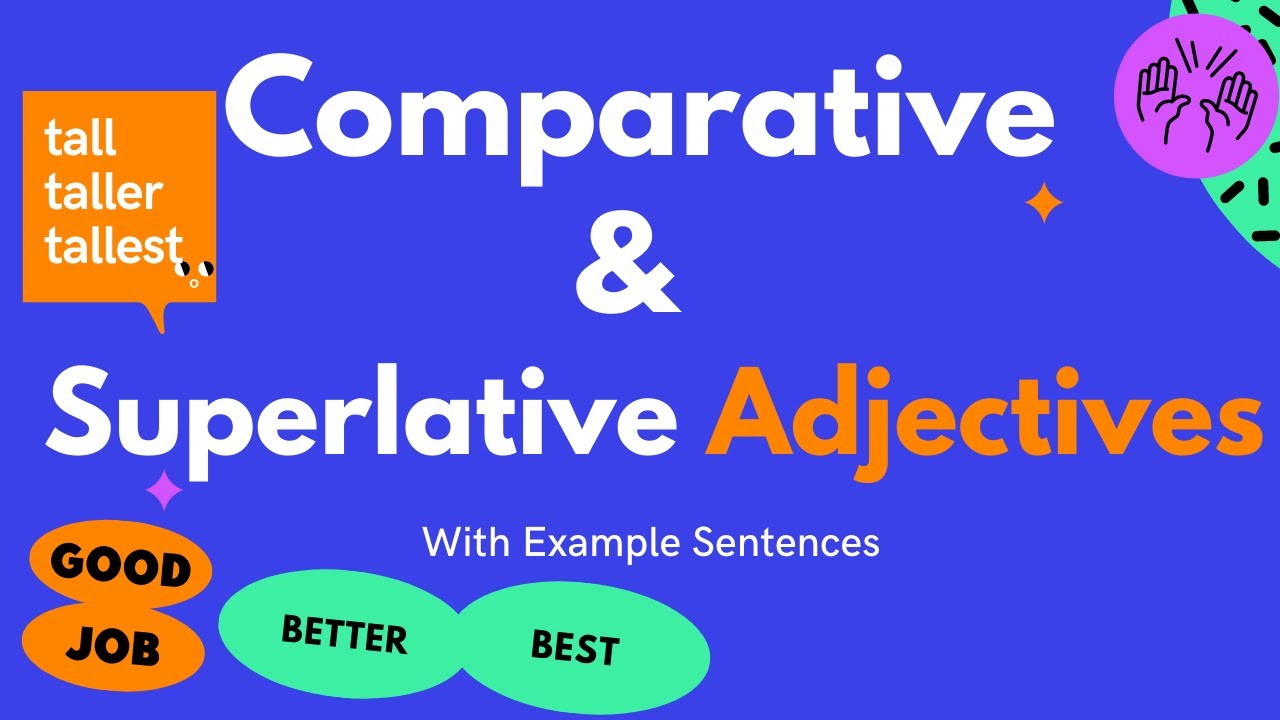 Comparative and Superlative Adjectives - English Grammar - Learn with ...