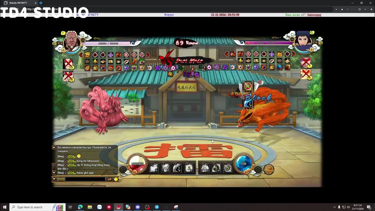 TD4 S37 vs Fubao S36 Game 4 || Naruto Infinity (Naruto Đại Chiến Nga ) || TD4 Media - YouTube