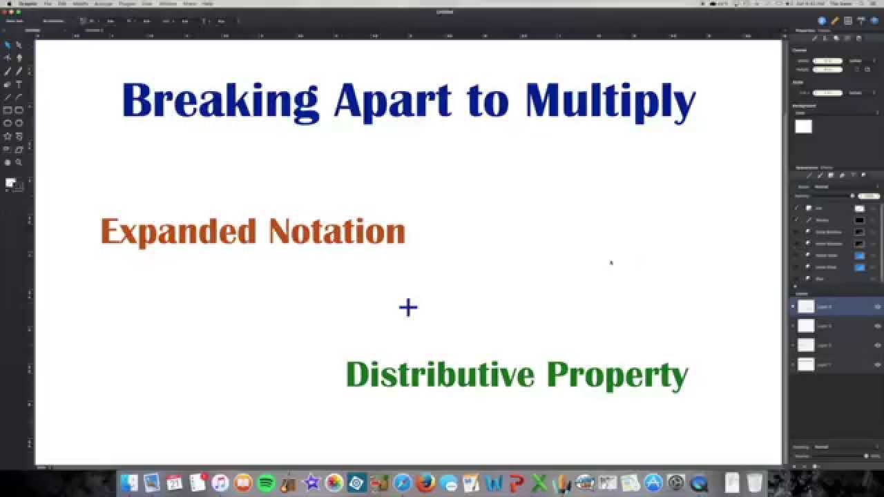 Mini Math Lessons: Breaking Apart to Multiply - YouTube