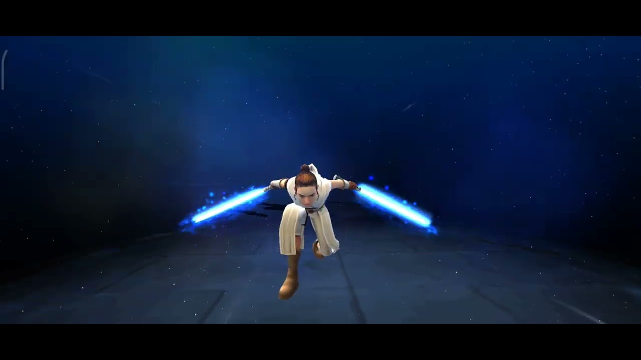 Starkiller vs Rey SWGOH - YouTube