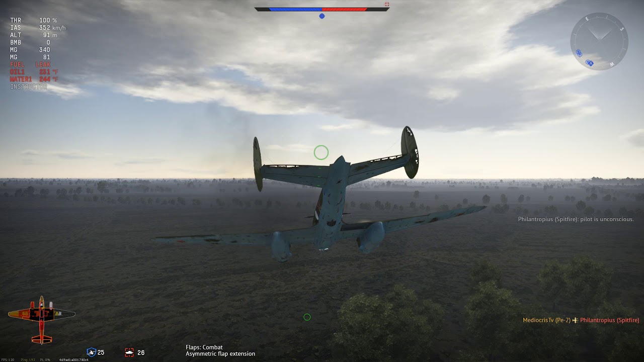 Air Realistic | Pe2 vs. Spitfire - YouTube