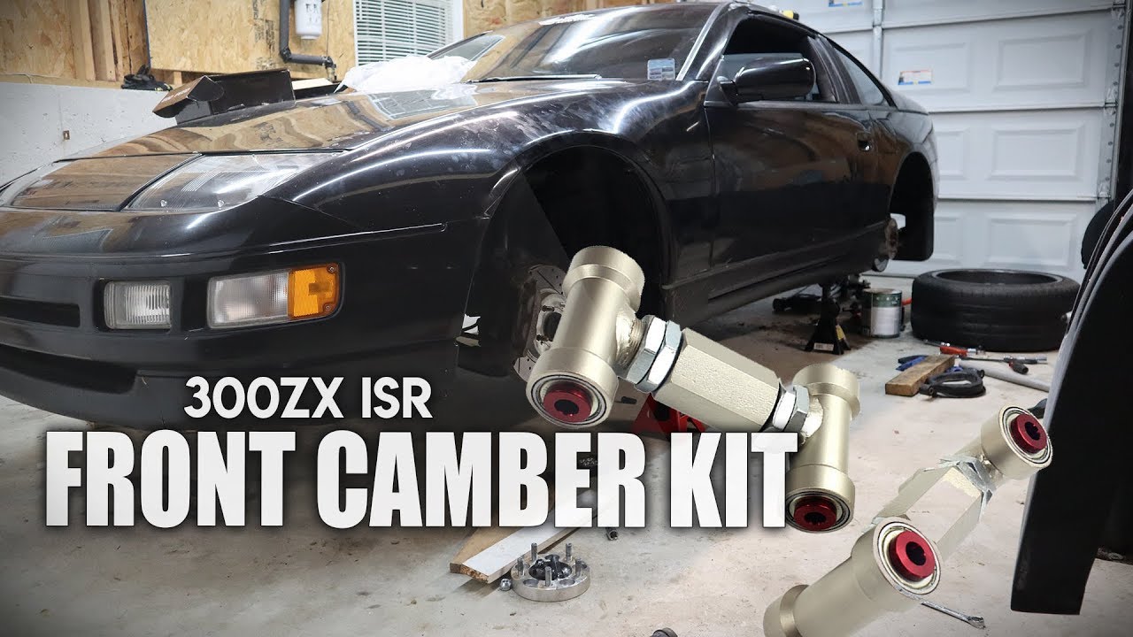Nissan 300zx, ISR Front Camber Kit install! - YouTube