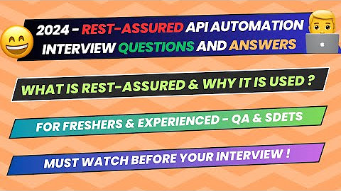 Rest-Assured API Automation Interview Questions - YouTube