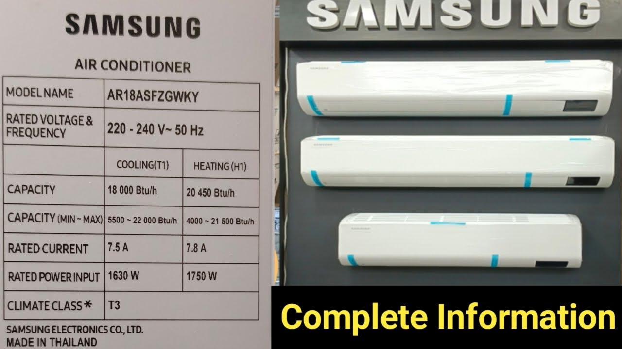 Samsung AC New Model | Complete reviews price in Pakistan Top 1 Brand ...