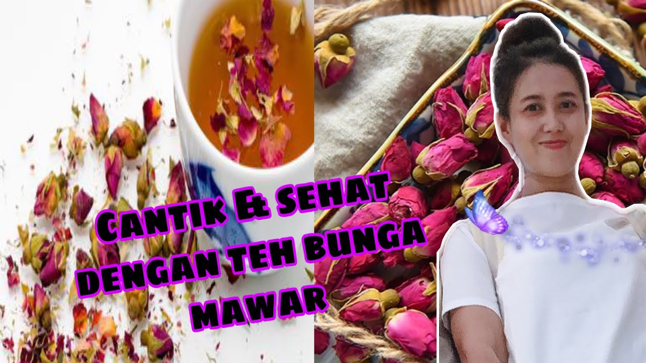 💫Sehat dan cantik dengan teh bunga mawar||manfaat teh bunga mawar ...