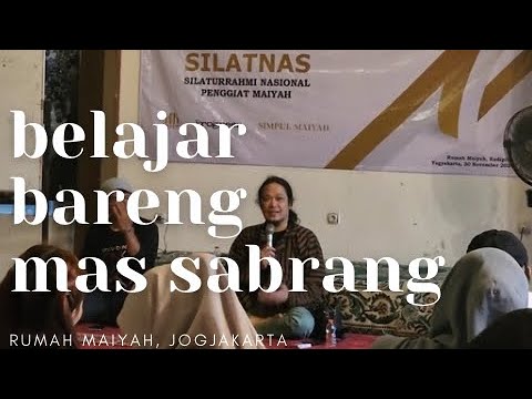 Sesuatu Di Jogja “Belajar Bareng Mas Sabrang” #maiyah # ...