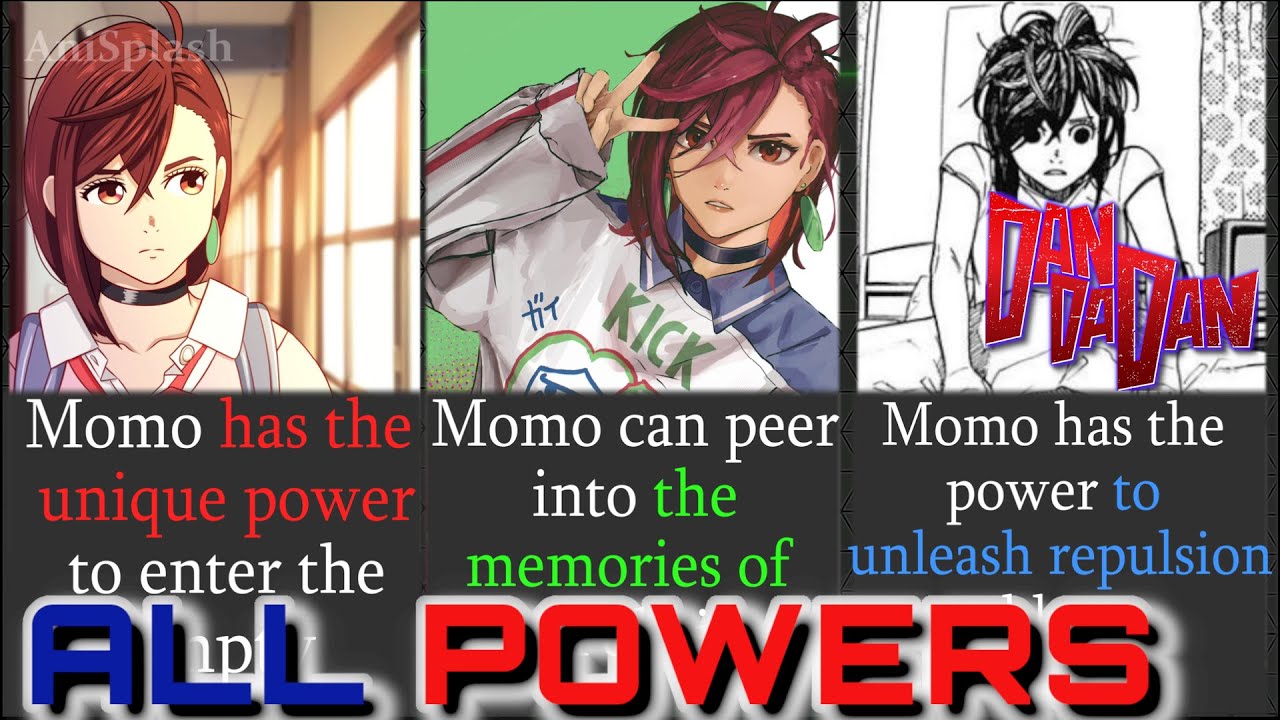 ALL POWERS OF MOMO AYASE FROM DANDADAN - YouTube