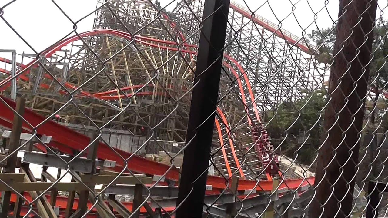 Medusa Steel Coaster Off Ride - YouTube