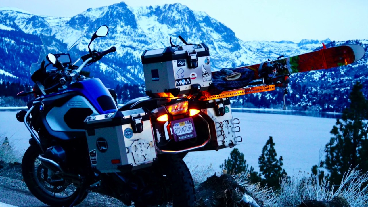 Motorcycle Ski Rack - YouTube
