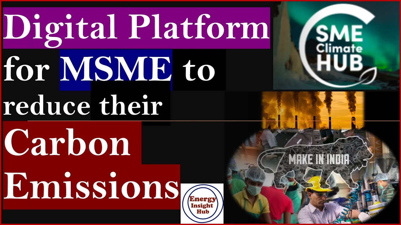 🌿Digital Platform for MSME to reduce their Carbon Emissions -SME ...