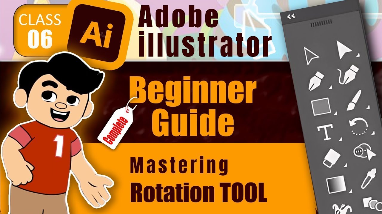 Master Adobe Illustrator 2024: Rotate Tool Tutorial - Full Class 6 ...