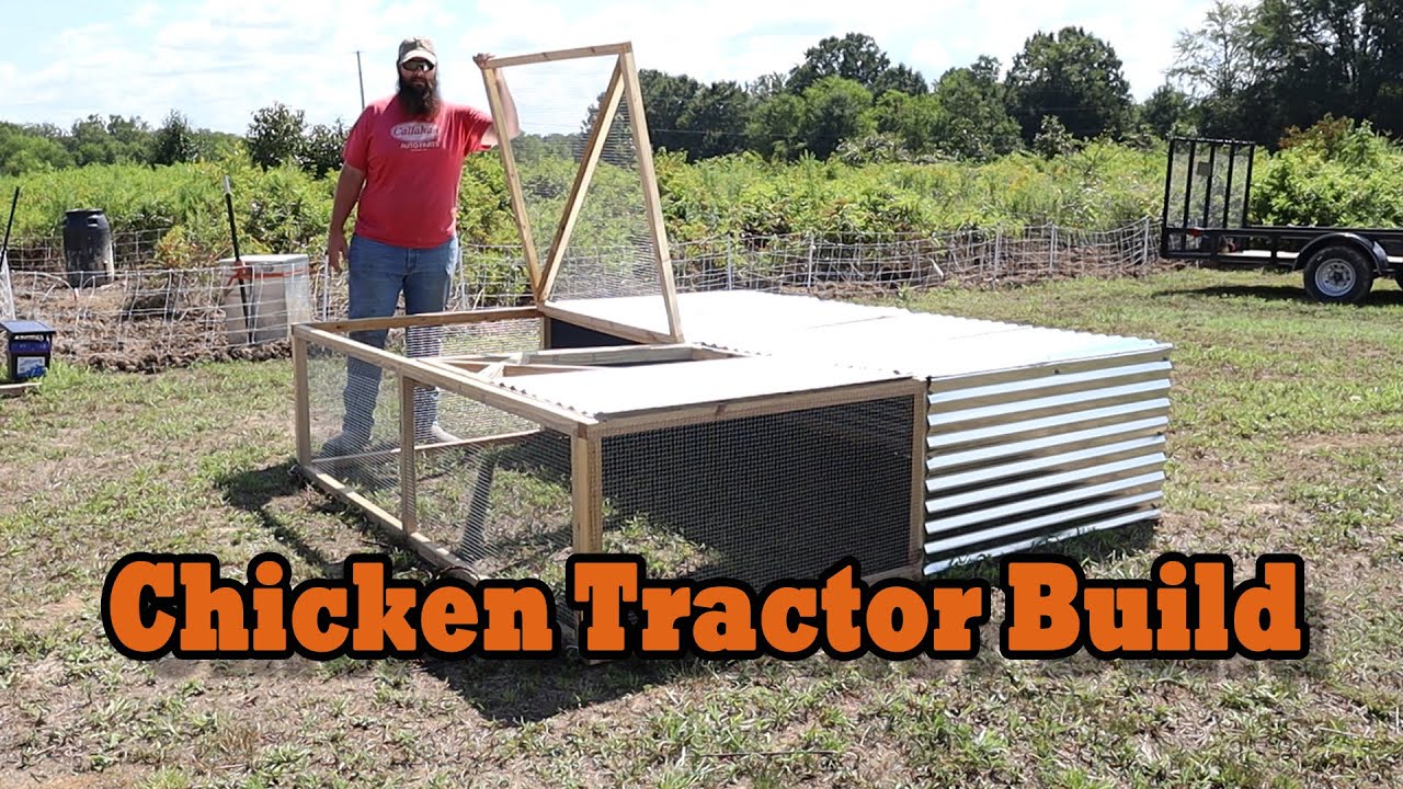 Salatin Style Chicken Tractor Build - YouTube